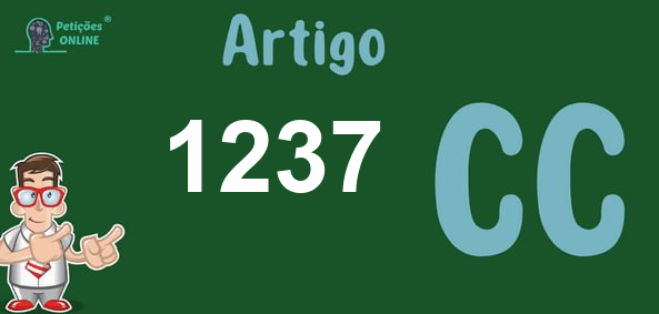 Jurisprudência atual do 1237 do CC/02 » Não vai conferir