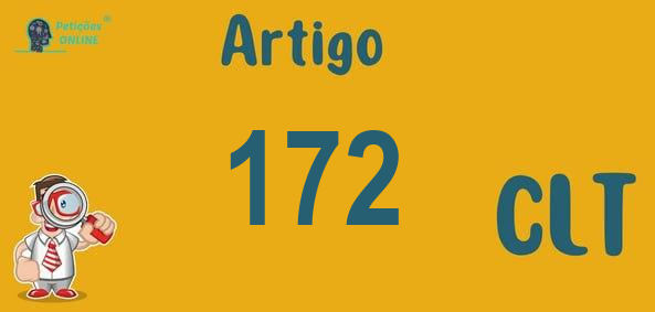Artigo 172 da CLT » Jurisprudência Atual em PDF « TRT