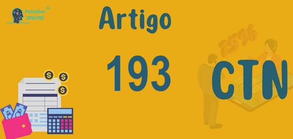 Artigo 193 do CTN » Jurisprudência Atualizada