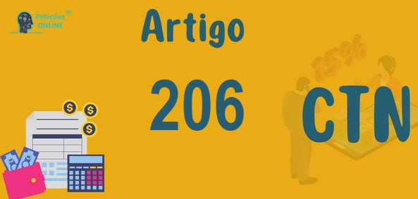 Art 206 do CTN | Direito Tributário Jurisprudência