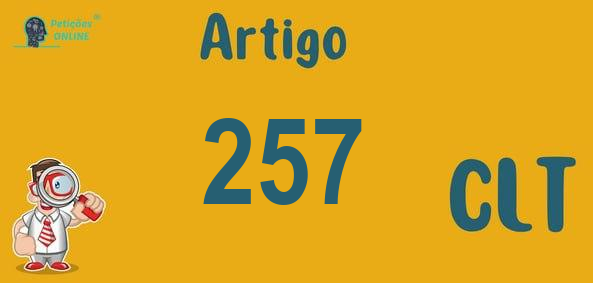 Artigo 257 da CLT » Jurisprudência Atual em PDF « TRT