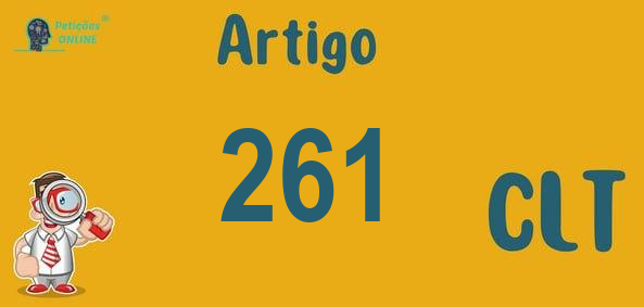 Artigo 261 da CLT » Jurisprudência Atual em PDF « TRT