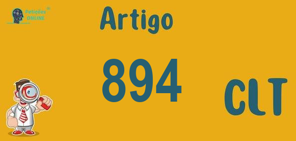 Art 894 da CLT | Quer baixar a jurisprudência grátis e