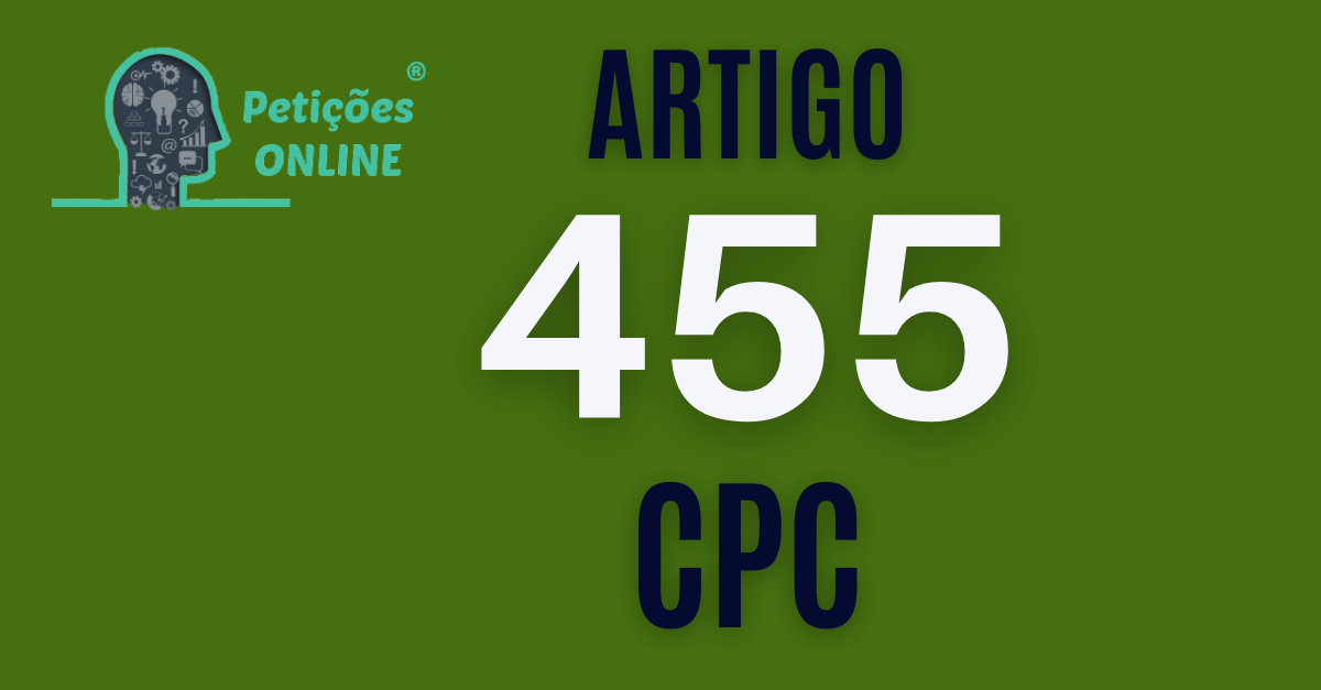 Art 455 do CPC » Não vai conferir a jurisprudência?