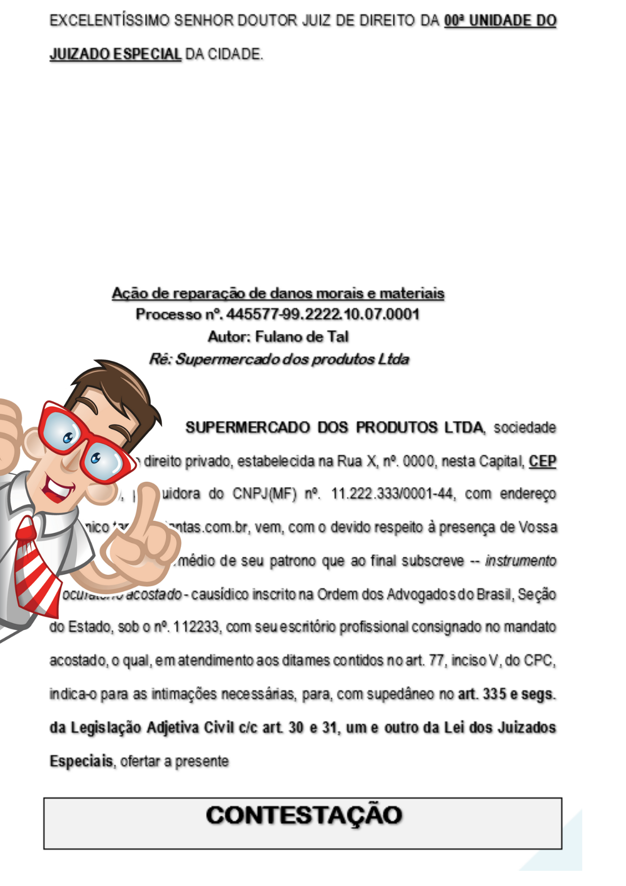 Contesta o Modelo A o De Indeniza o V cio Do Produto contesta-o-modelo-a-o-de-indeniza-o-v-cio-do-produto